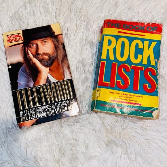 Other | Hp Bundle Of 2 Books Fleetwood Mac And Rock Lists | Poshmark